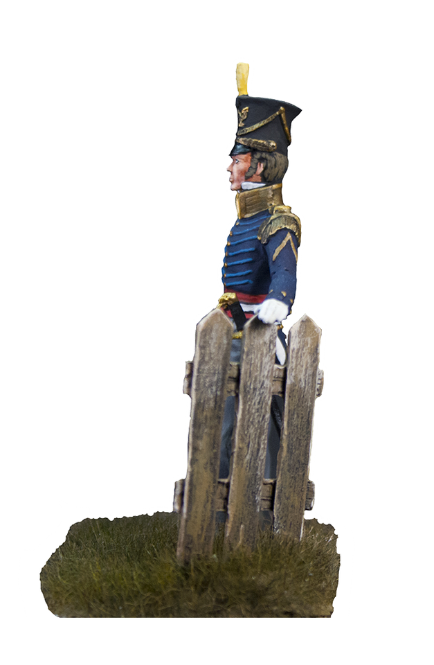 OlimpYa Models 54mm metal kit figure "US Army Infantry Officer, 1827 ...