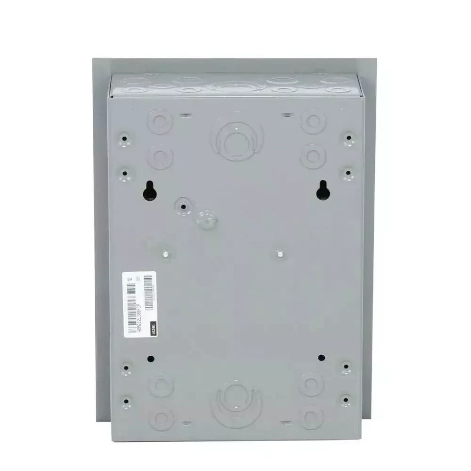 Homeline 100 Amp 6-Space 12-Circuit Indoor Flush Mount Main Lug Load ...