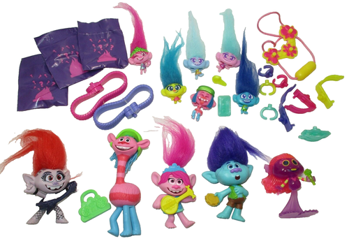 Dreamworks TROLLS World Tour Mini Figures & Tiny Dancers Greatest Hits ...
