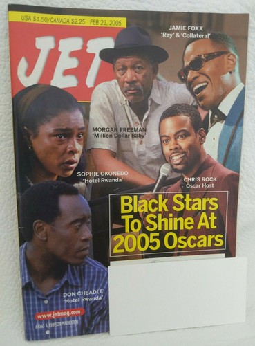 Jet Magazine Feb 21 2005 Oscars Chris Rock Jamie Foxx Morgan Freeman ...