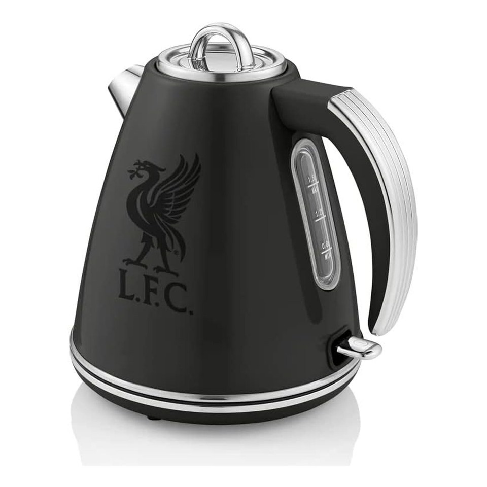 Swan Official Liverpool FC Retro Jug Kettle and 4 Slice Retro Toaster ...