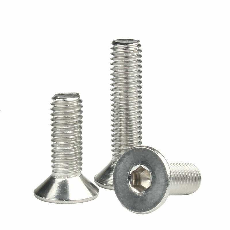 M10 Stainless Steel Screws Allen Countersunk Head Screw Hexagon Bolt ...