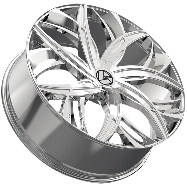 Azara AZA-541 20x8.5 5x4.5"/5x120 +35mm Nano Chrome Wheel Rim 20" Inch ...