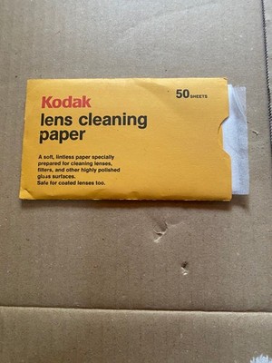 Kodak Lens Cleaning paper sheets | eBay