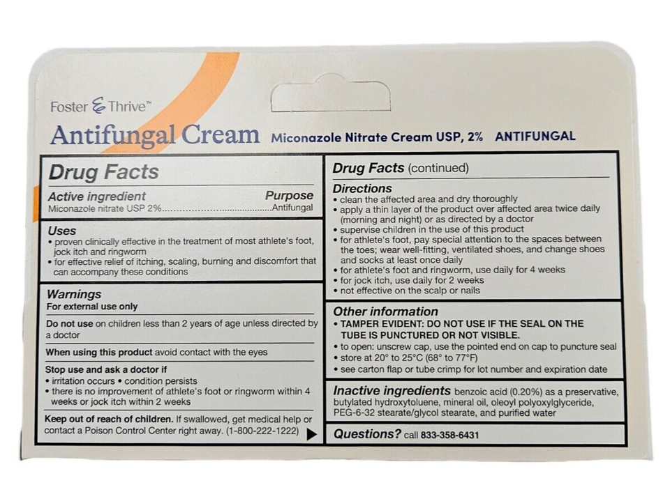 F&T Antifungal CREAM Miconazole 2% 1oz / 30gm ( 3 pack ) __ | eBay