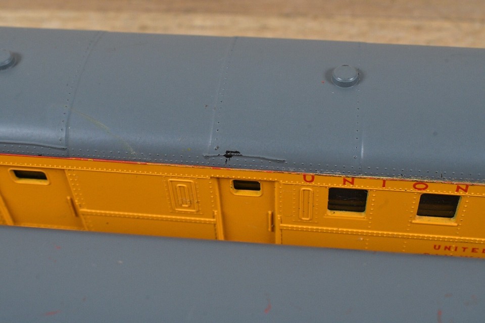 3x Vtg Riverossi Union Pacific Passenger Coach Cars HO Scale SHELLS ...