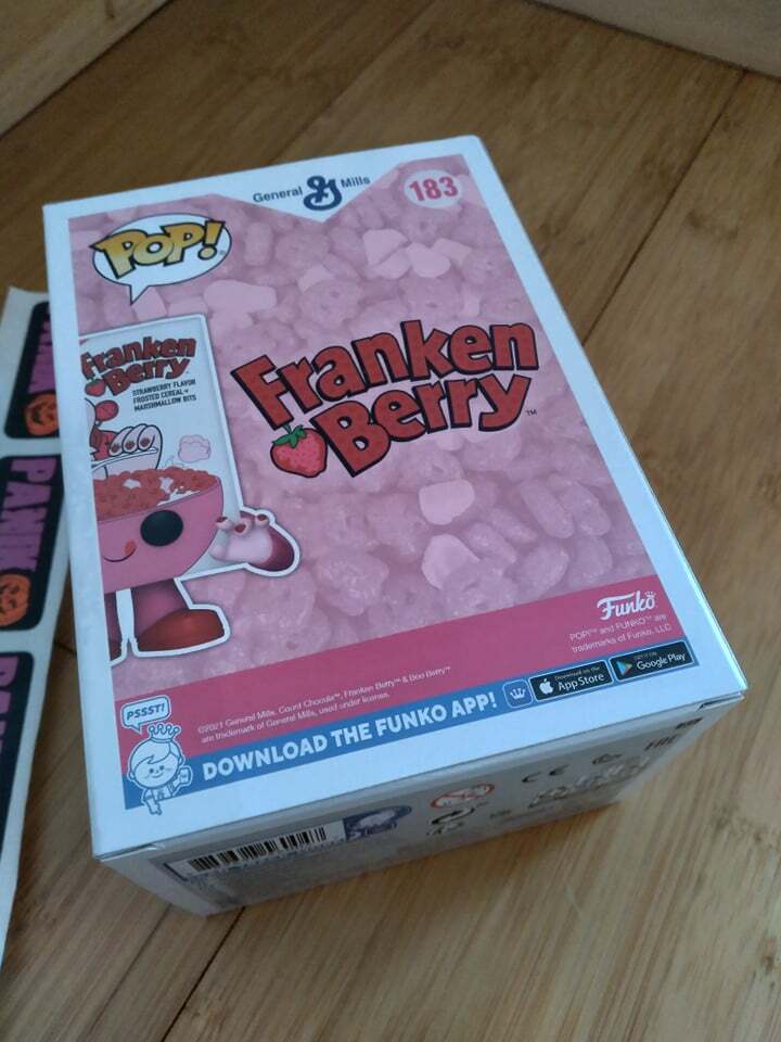Funko Pop General Mills Franken Berry Cereal Box #183 - Funko Shop ...