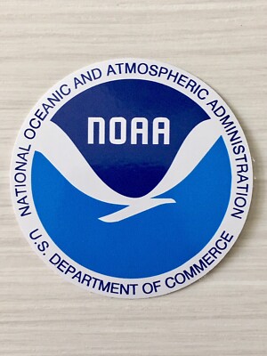 NOAA National Oceanic and Atmospheric Administration Vinyl Sticker ...