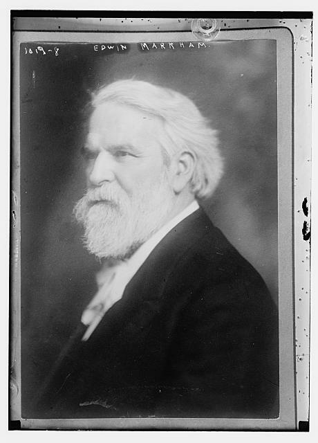 Photo:Charles Edwin Anson Markham,Edwin Markham,1852-1940,American poet ...