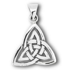 Sterling Silver Large Celtic Double Triquetra Pendant | eBay