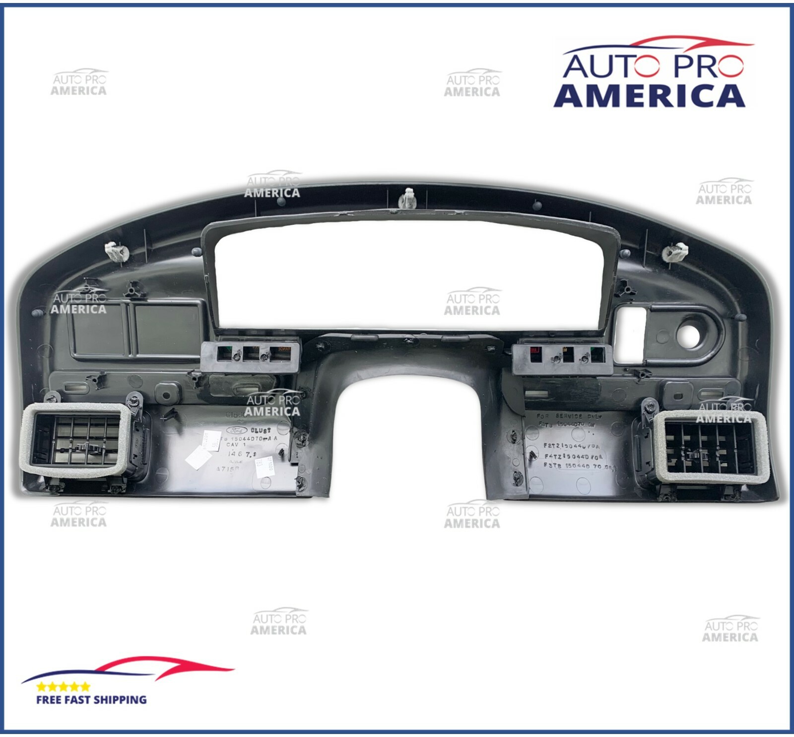 GENUINE FORD 1992-93 F150 F250 Bronco Black Dash Panel Instrument ...