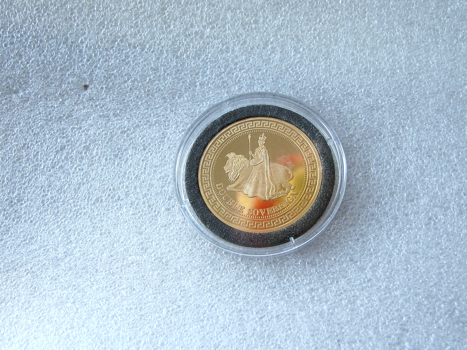 2012 GREAT BRITAIN 2 POUND DOUBLE SOVEREIGN GOLD COIN ELIZABETH II ...