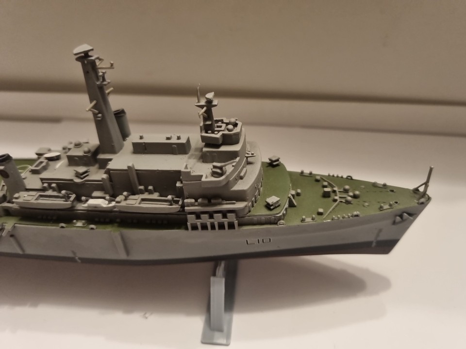 Airfix 1/600th HMS Fearless Pre Built With Excellent Paint Job | eBay UK