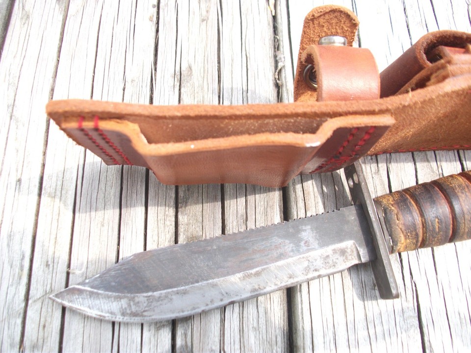 Ontario Knife Company 499 Air Force Survival Knife 5" Saw Back Blade | eBay