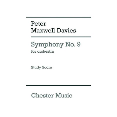 Chester Music Symphony No. 9 for Orchestra Softcover by Peter Maxwell ...