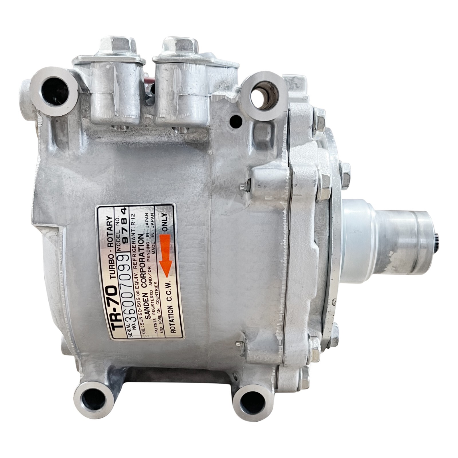 New OEM AC Compressor W/O Clutch 38810-PM9-S01 Fits Honda CRX 1.5L, 1 ...