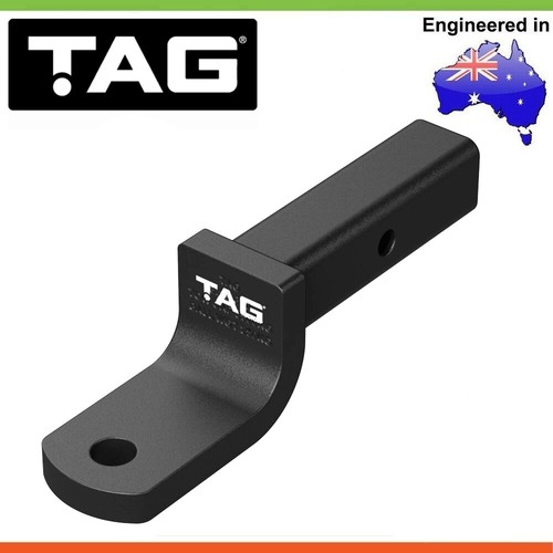New * TAG * Tow Ball Mount - 208mm Long, 90ﾰ Face, 50mm Square Hitch ...