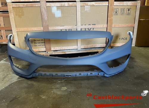 New For 2015-2019 Mercedes Benz C-Class T-model W205 AMG Front Bumper ...