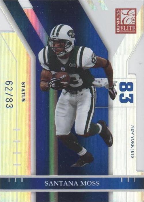2004 Donruss Elite - Santana Moss #69 Status Die-Cut /83 for sale ...