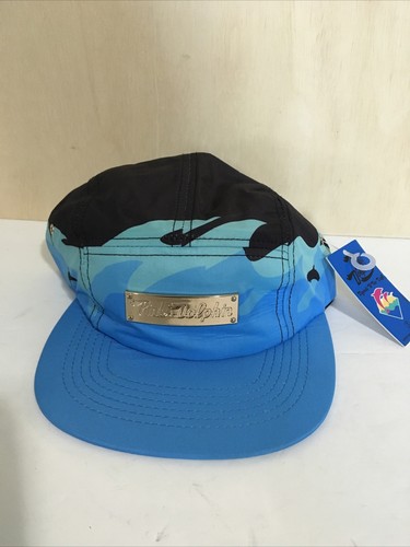 Pink Dolphin 5 Panel Soft Shell Hat Blue Multi New | eBay