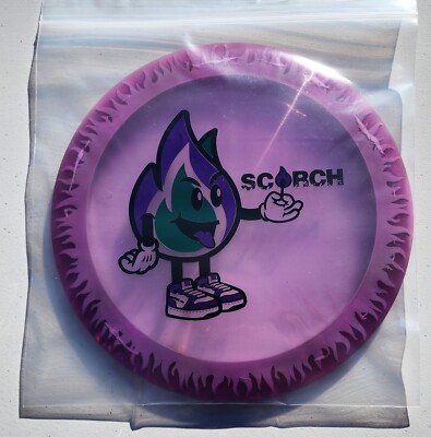 Discraft Triple Stamp Z Scorch Flame "Scorcher" w/ Green Holo/Purple ...