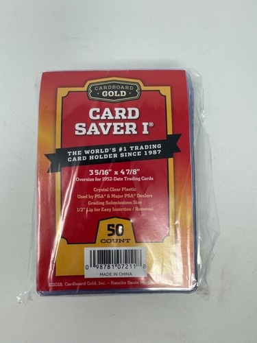 Cardboard Gold Card Saver 1 - 2x 50ct Semi-Rigid Card Holders - PSA ...