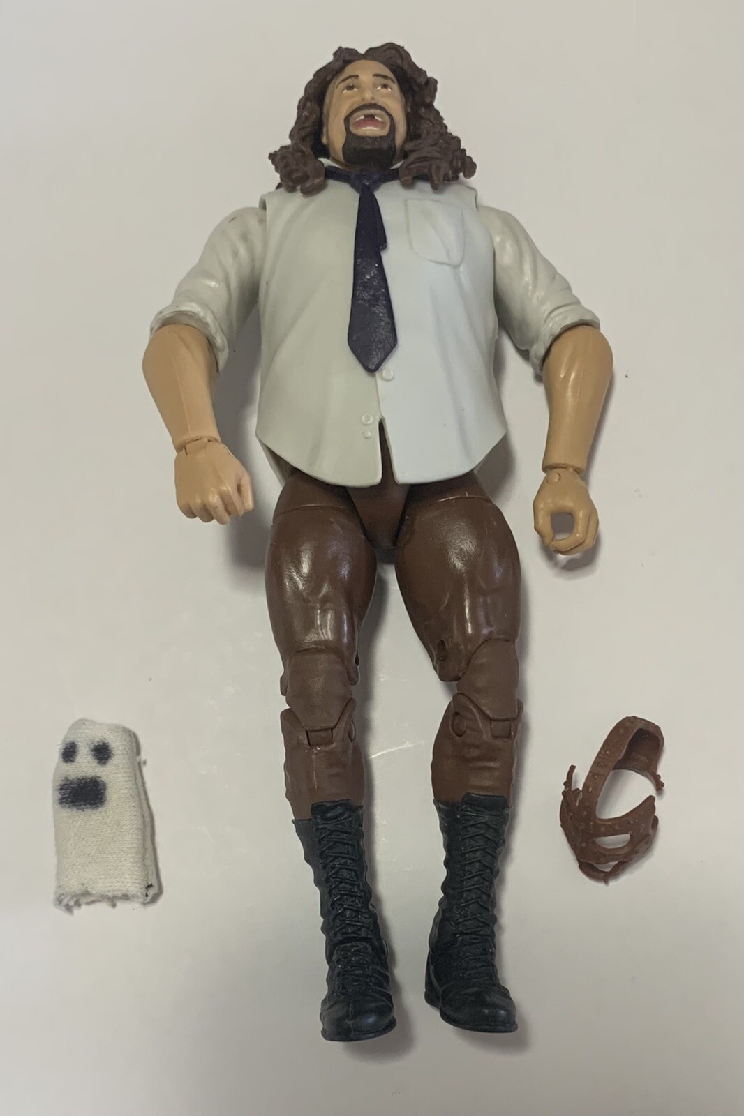 WWE Mattel Custom Mankind Elite 17 Action Figure In Original Packaging ...