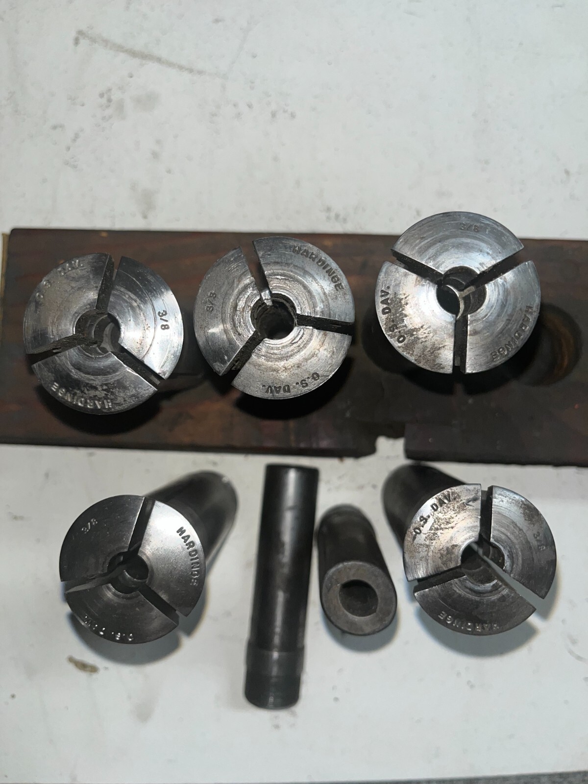 Davenport Screw Machine collet Hardinge oversize Dav.3/8 rd. with ...