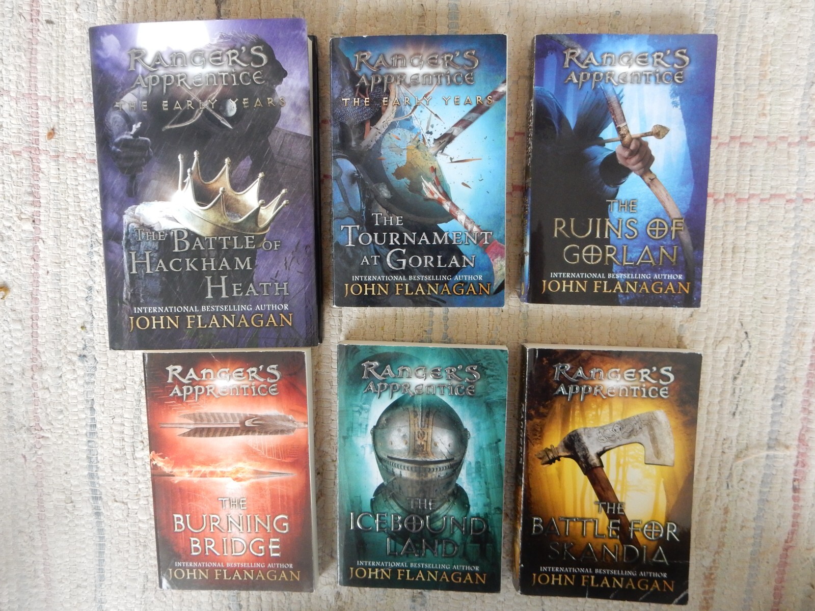 John Flanagan Ranger's Apprentice Book Lot Of 6 | eBay