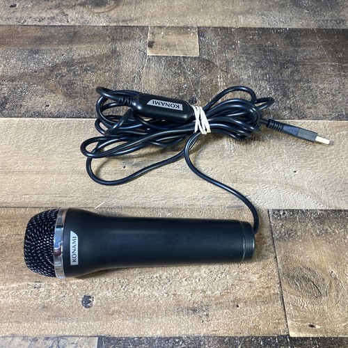 Konami Logitech USB Microphone For PS2 PS3 Wii Xbox Black | eBay