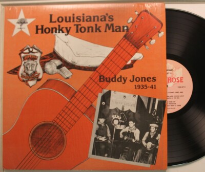 Buddy Jones Lp Louisiana'S Honky Tonk Man (W/ Comment Card) On Texas ...