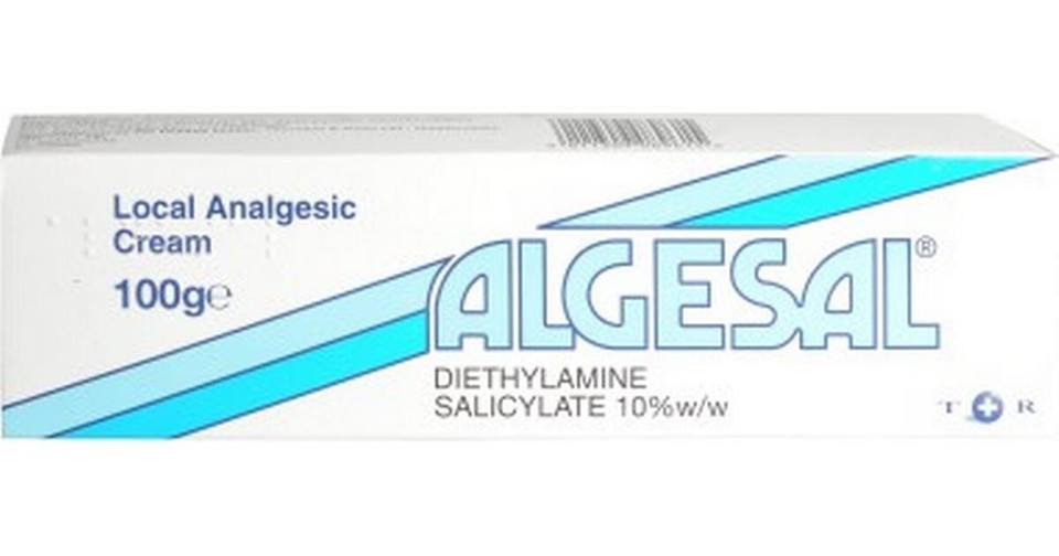 2x Algesal Local Analgesic Cream 100g - Lumbago, Fibrositis, Sciatica ...