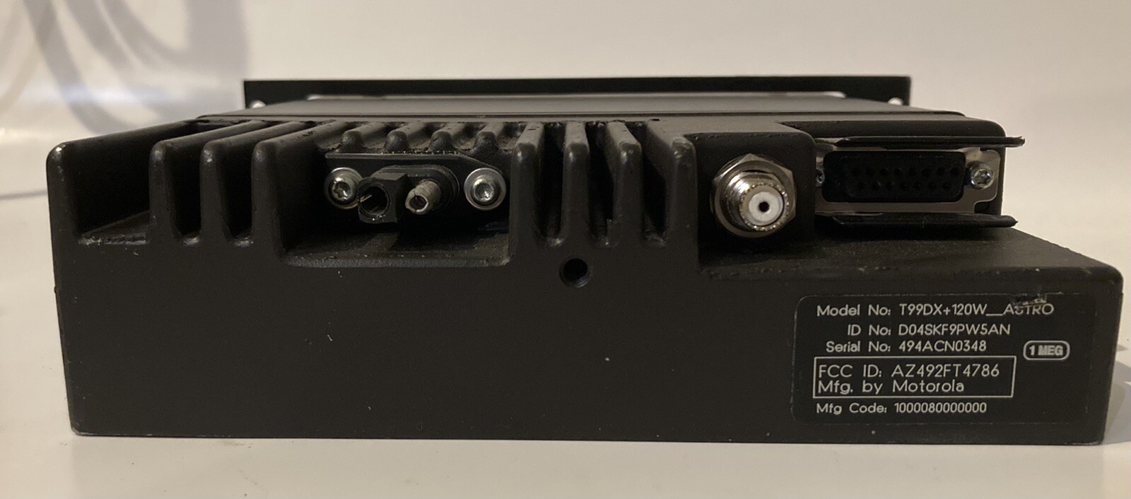 Motorola Astro Radio T99DX+120W ASTRO *Used* | eBay