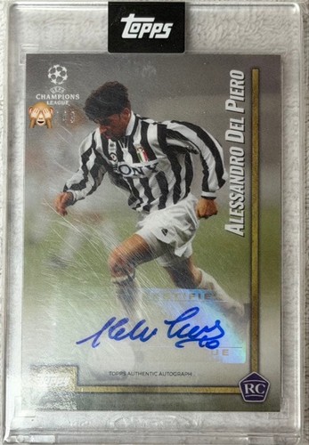 [Very rare] Del Piero topps autograph card/49 series RC design price ...