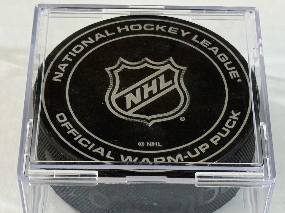 Vegas Golden Knights vs Utah Mammoth 9-25-25 NHL Warm-Up Puck Marner ...