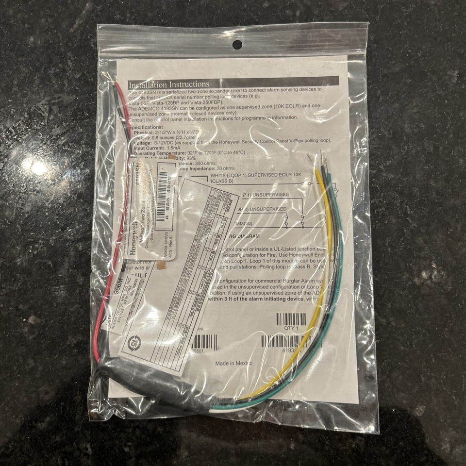 Honeywell 4193SN 2 Zone V-Plex Expander 781410055018| eBay