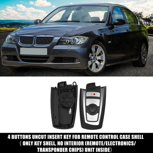 4 Button Key Fob Case Keyless Entry Remote Key Shell for BMW 328i ...