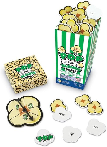 Learning Resources Pop for Blends Game,Phonics Game, 2-4 Players, 92 ...