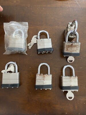 7 padlocks with keys. New And Used | eBay
