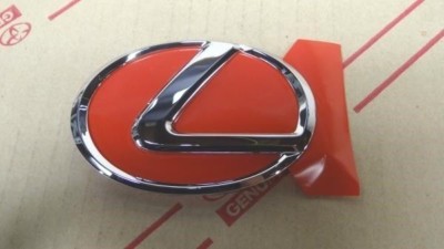 GENUINE LEXUS LX470 REAR TRUNK L CHROME EMBLEM W PINS 2003 2004 2005 ...