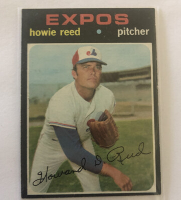 1971 Topps Howie Reed Montreal Expos Pitcher #398 Freshly Packaged | eBay