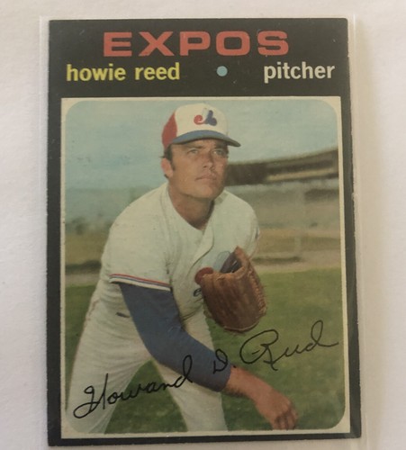 1971 Topps Howie Reed Montreal Expos Pitcher #398 Freshly Packaged | eBay