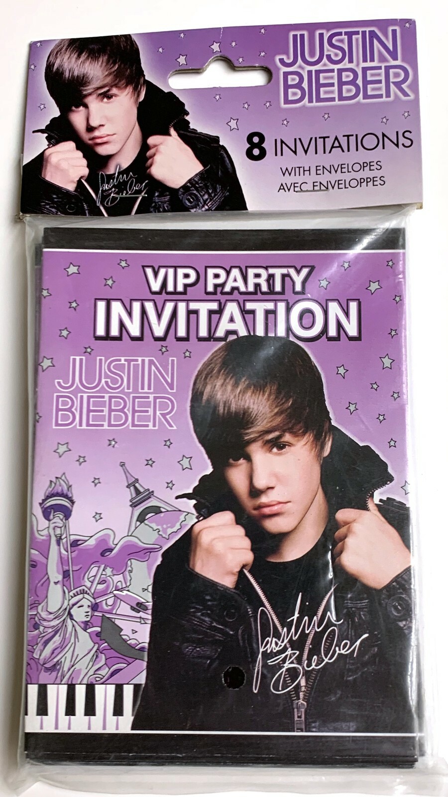 Justin Bieber Invitation Template