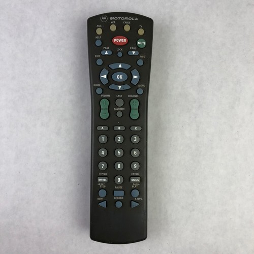 Philips Motorola Remote Control 463410-E-A-A-1272 TV VCR Cable Aux ...