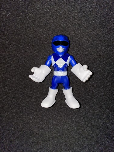 Hasbro Playskool 3” Power Rangers Blue Figures Poseable: EUC - FREE ...