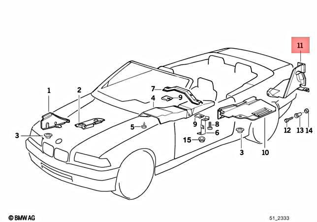 Genuine BMW Z3 E36 316i 318i 318is 318tds 320i 323i Trim Panel Left ...