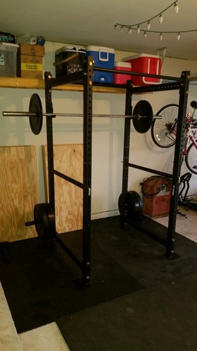 Titan Fitness 36" Deep T-3 Series Short Power Rack Squat Deadlift Cage ...