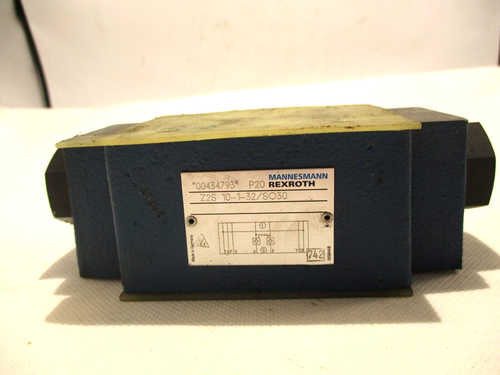 NEW REXROTH Z2S 10-132/SO30 HYDRAULIC CHECK VALVE SANDWICH PLATE | eBay