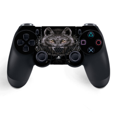 Skins Decal Wrap for PS4 / PS4 Pro Controller - Wolf dreamcatcher back ...