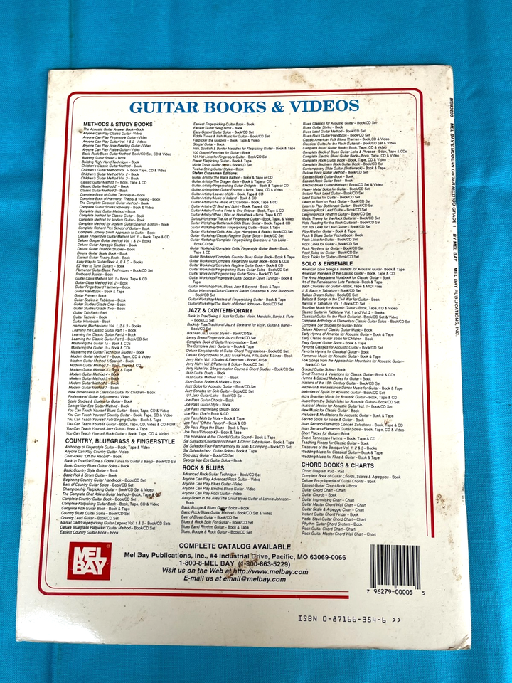 Mel Bay's Modern GUITAR METHOD Grade 1 Softcover Book with CD | eBay ...